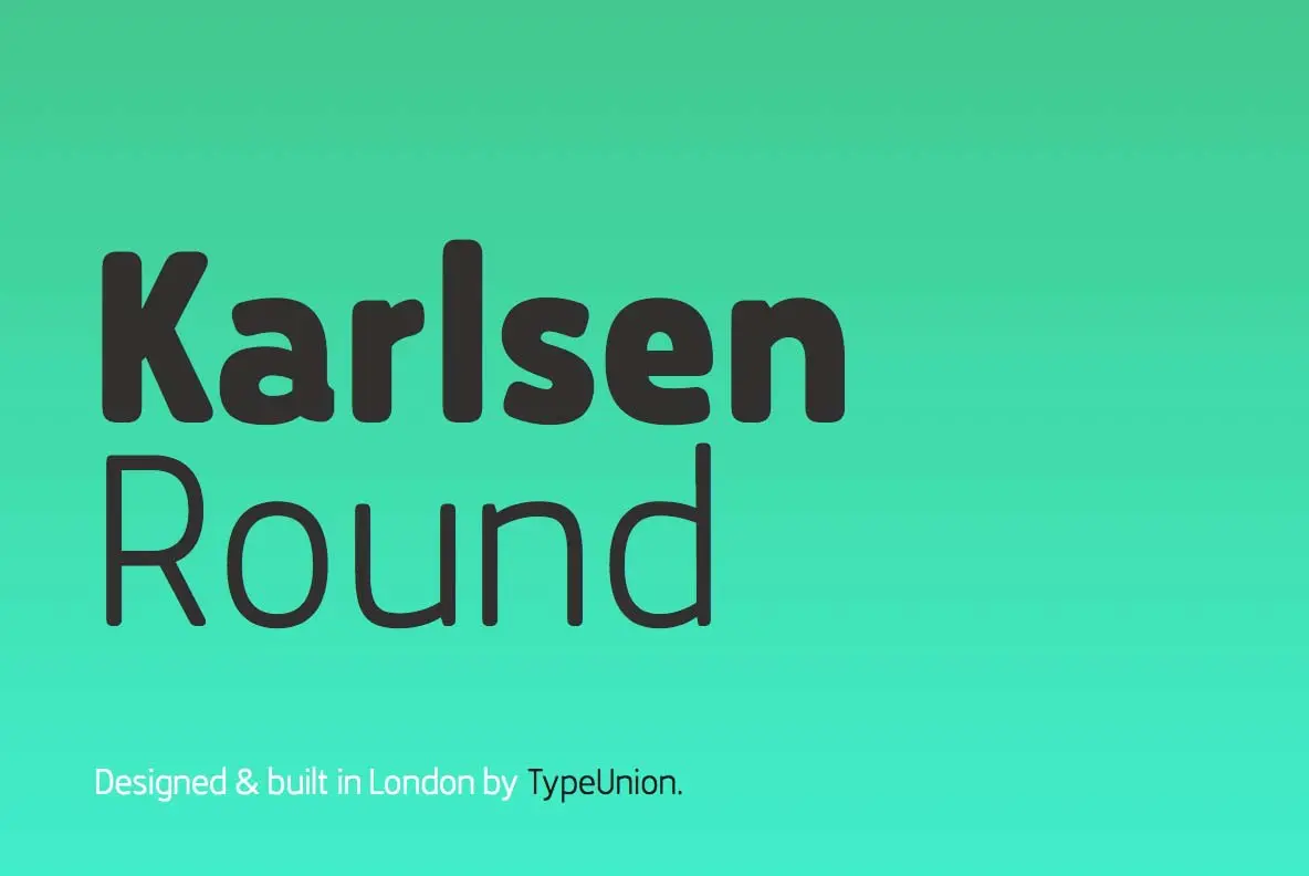 Karlsen Font - YouWorkForThem
