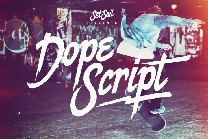 Dope Script Font - YouWorkForThem